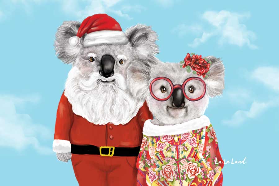 Christmas in Australia – Three Wise Kangaroos